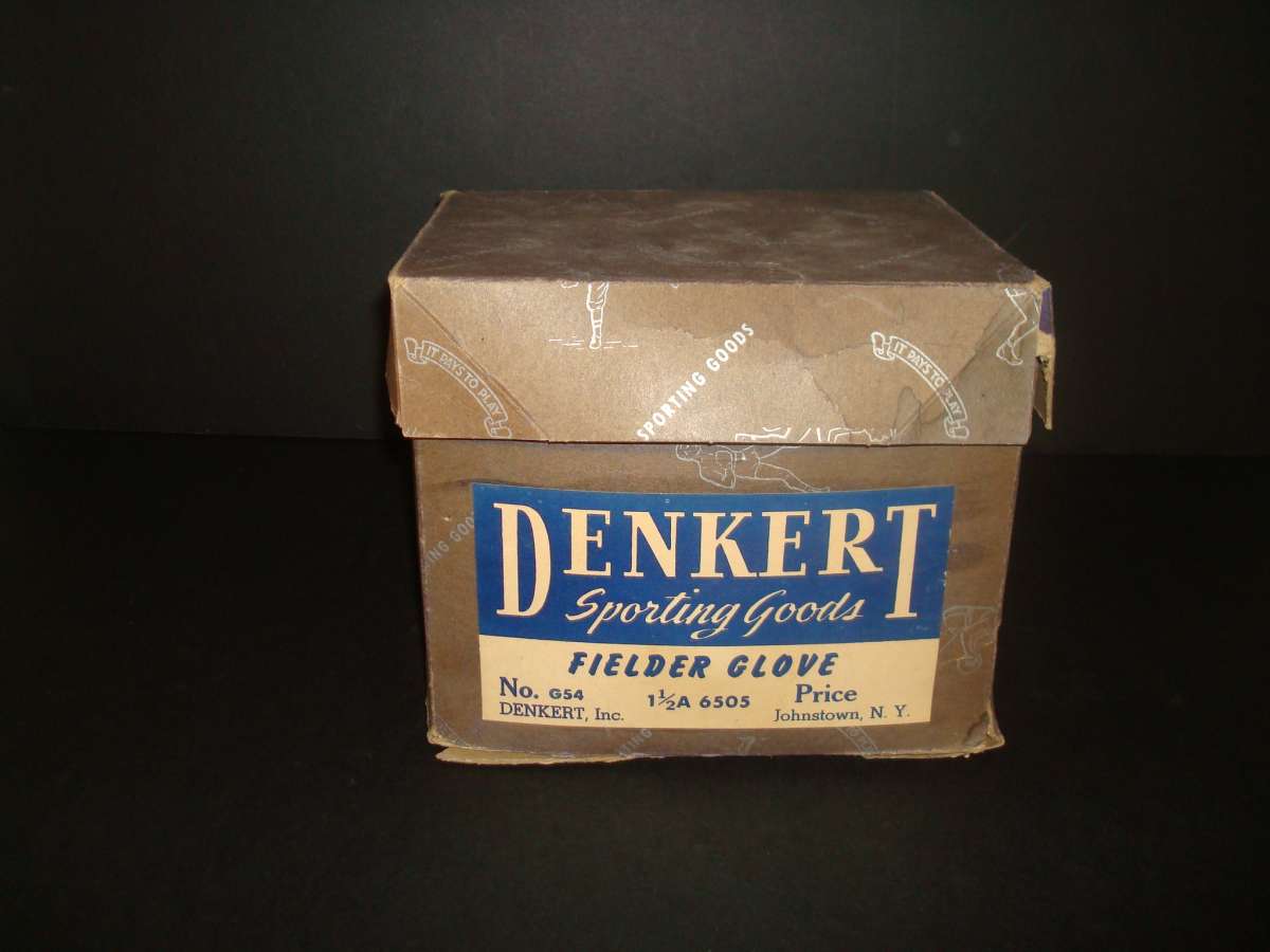 Henry Hank Thompson Denkert G54 Box | Denkert | Baseball Glove ...