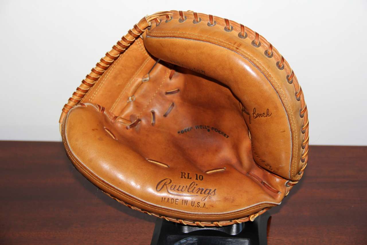 Johnny Bench Rawlings RL10 Front | Catchers Mitts | Rawlings | Baseball ...