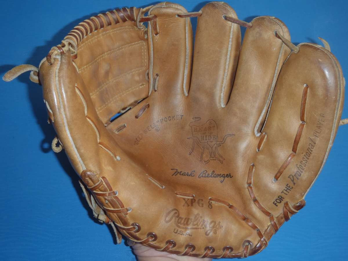 Mark Belanger Rawlings XPG8 Front | Rawlings | Baseball Glove Collector ...